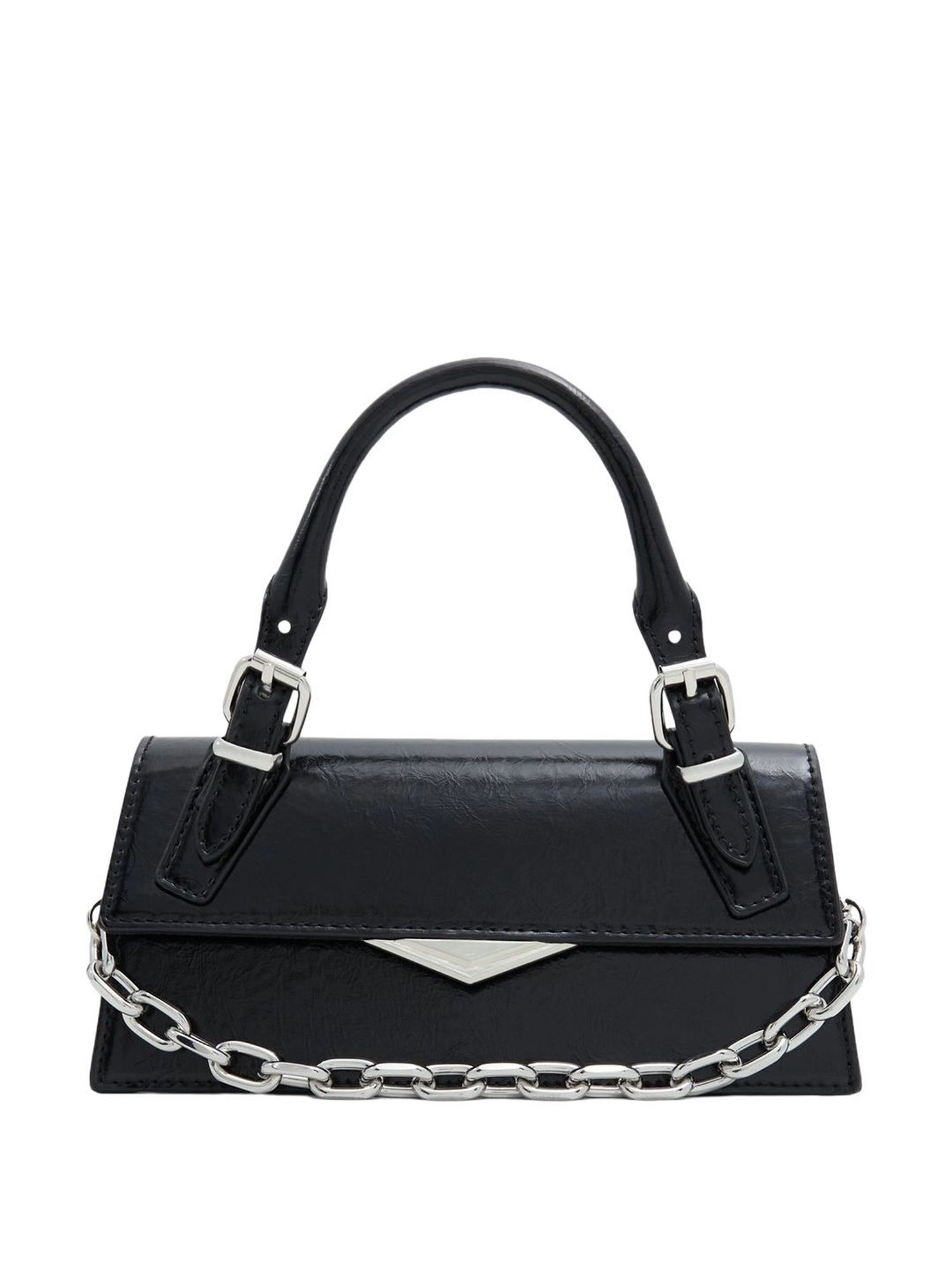 Aldo Black Solid Small Handbag