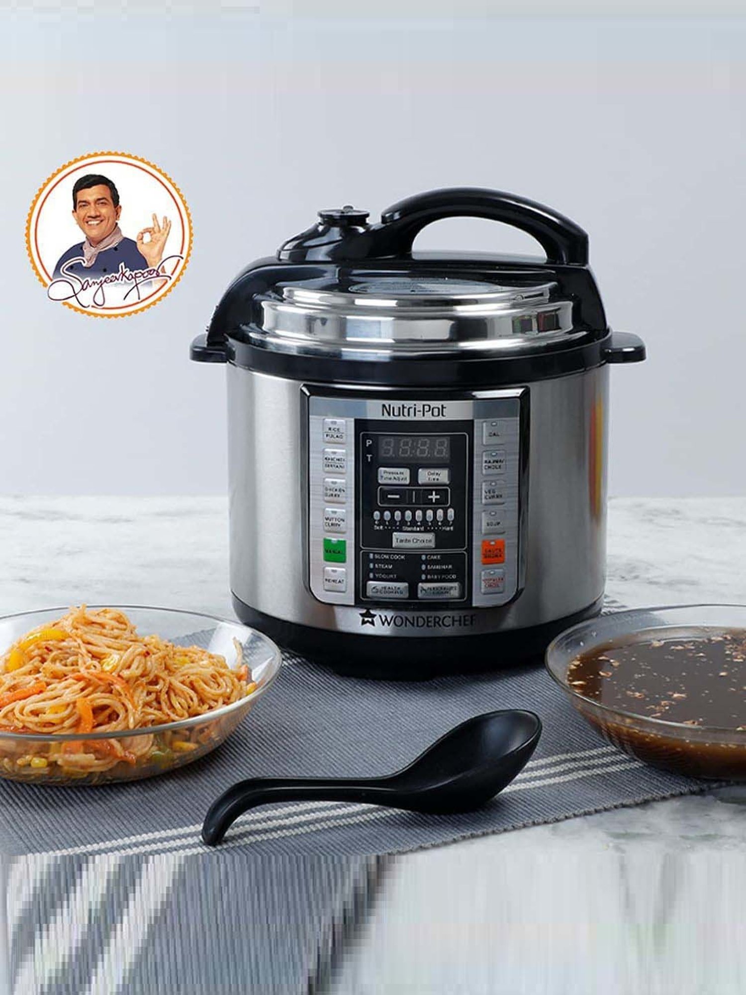 Wonderchef Nutri-Pot 750W Electric Pressure Cooker with 7-in-1 ...