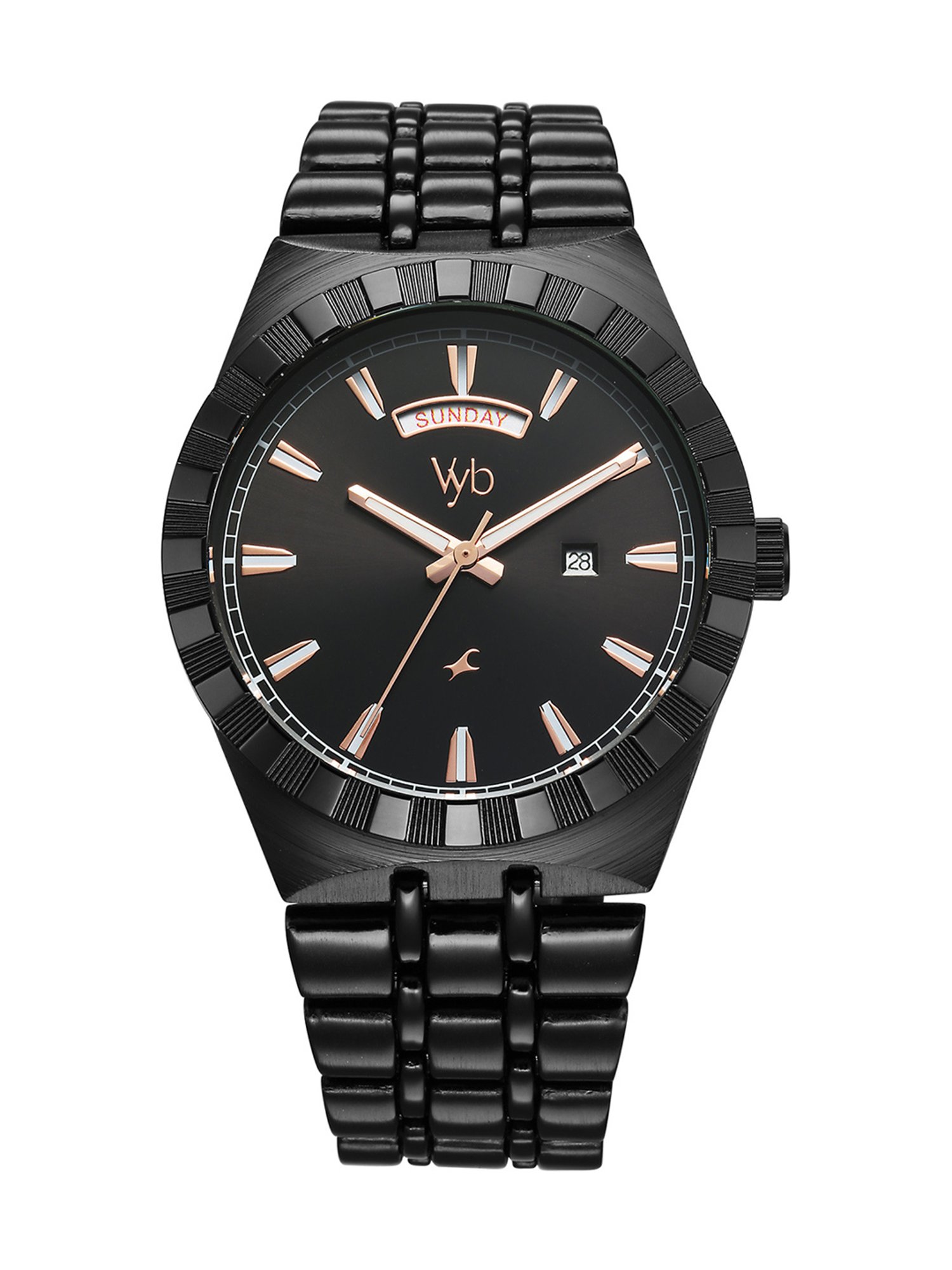 Fastrack Vyb Men Black Analog Watch