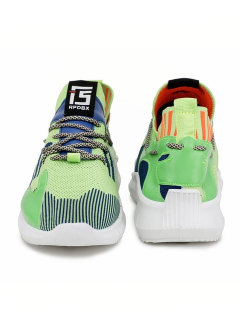 Green Running Sports Shoes for Men by Rapid Box