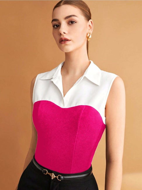 Women's Clothing Rare Western wear Hot Pink Tops and T-shirts