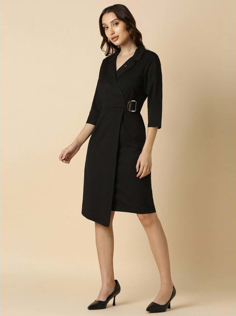 Women's Clothing Allen Solly Western wear Black Dresses