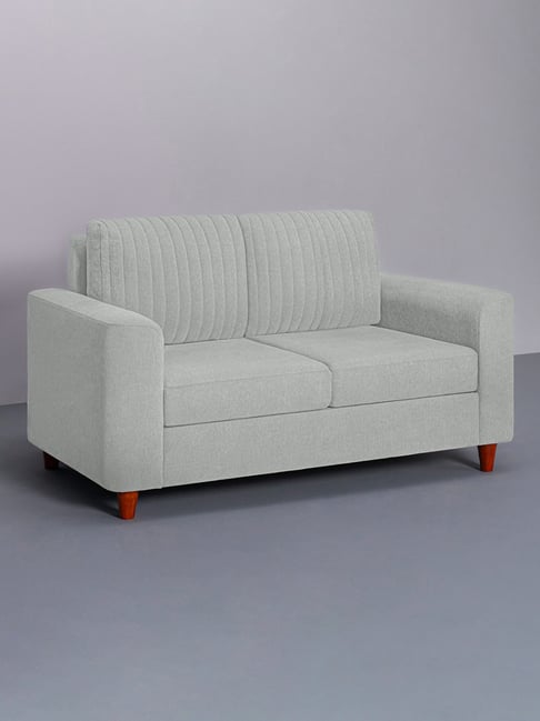 Sleepyhead Tilt Oyster Grey Solid wood Frame 2-Person Sofa Lounger Sofa ...