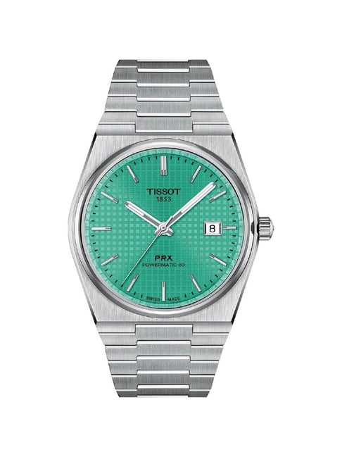 TISSOT T1374071109101 T-Classic PRX Powermatic 80 Automatic Watch for ...