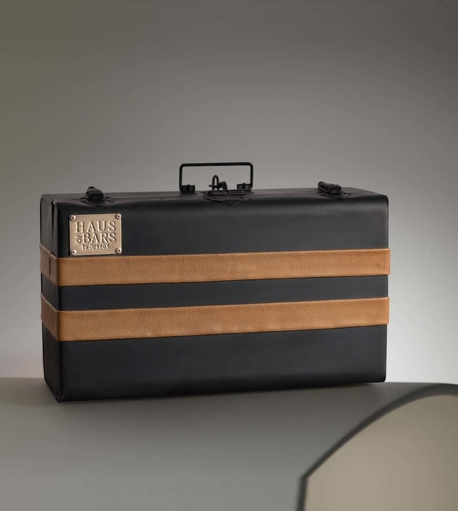 Buy HAUS OF BARS by SpeedX Matt Black Metal Portable Trunk Bar Set ...