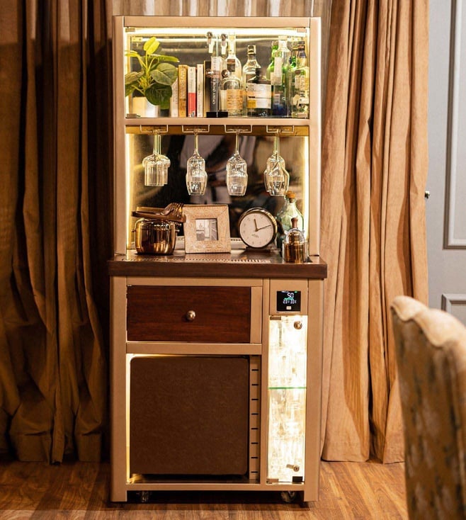Buy HAUS OF BARS by SpeedX Model V Premium Smart Home Bar Cabinet Online @ Tata CLiQ Luxury