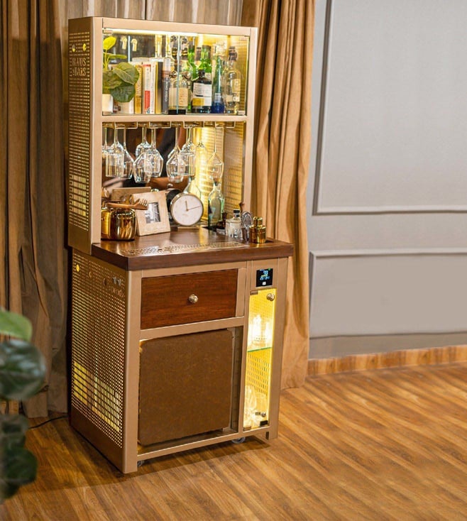 Buy HAUS OF BARS by SpeedX Model V Premium Smart Home Bar Cabinet Online @ Tata CLiQ Luxury