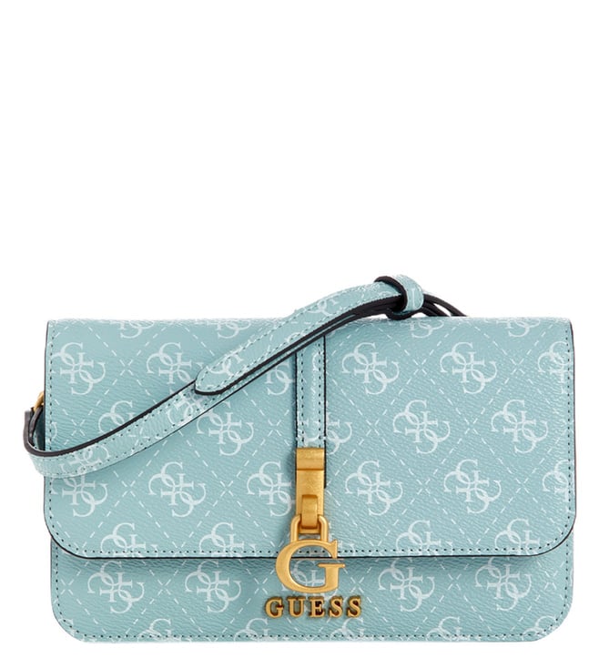 GUESS Blue G JAMES Logo Cross Body Bag