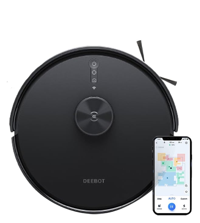 Ecovacs Black Deebot Y1 Pro Small Robotic Vacuum Cleaner
