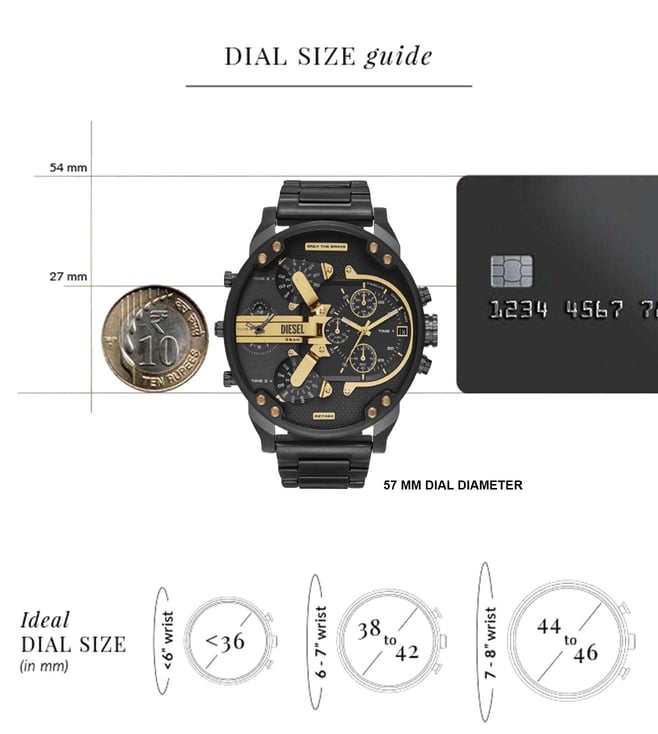 Buy Diesel DZ7484 Mr. Daddy Chronograph Watch for Men Online @ Tata ...