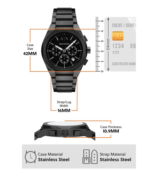 Buy Armani Exchange AX4183 Chronograph Watch for Men Online @ Tata CLiQ ...