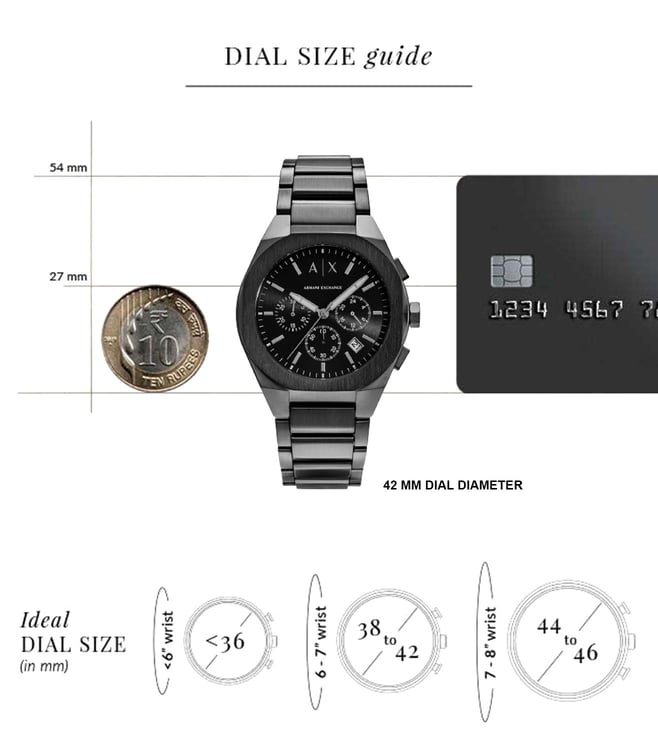 Buy Armani Exchange AX4183 Chronograph Watch for Men Online @ Tata CLiQ ...