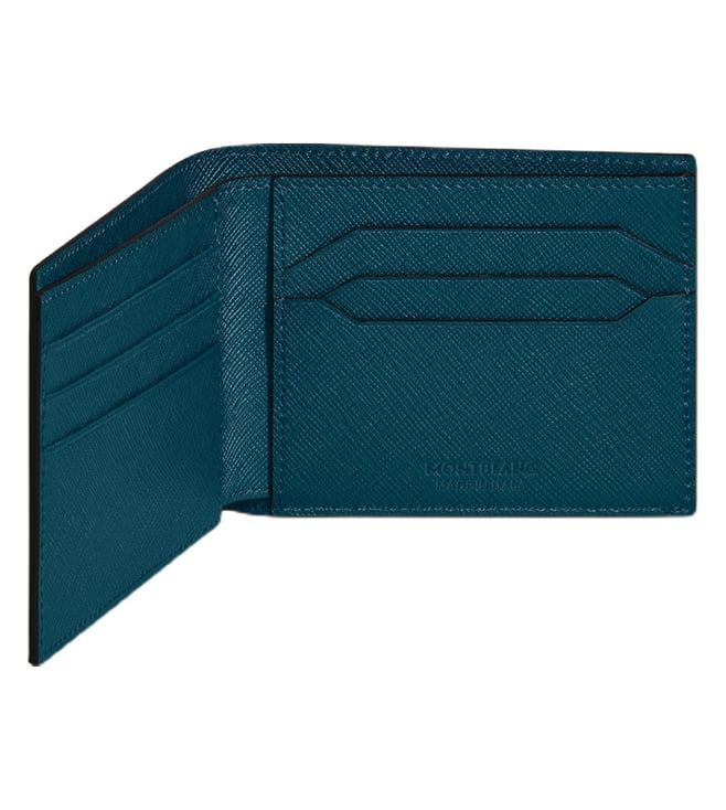 Teal Blue Sartorial Wallet 6cc