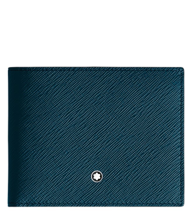 Teal Blue Sartorial Wallet 6cc