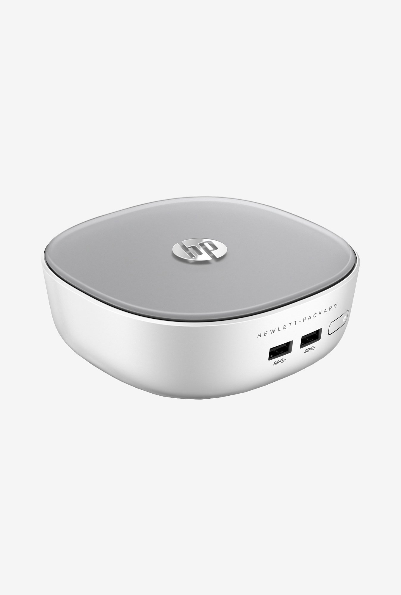 HP Pavilion 300-010in Mini Desktop Silver at tataCliQ.com