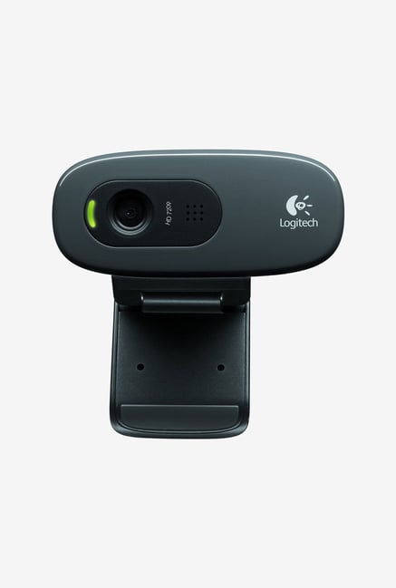 Logitech C270 HD Webcam Black at tataCliQ.com