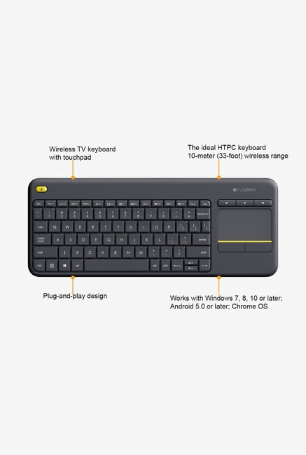 Buy Logitech K400 Keyboard Black online at tataCliQ.com