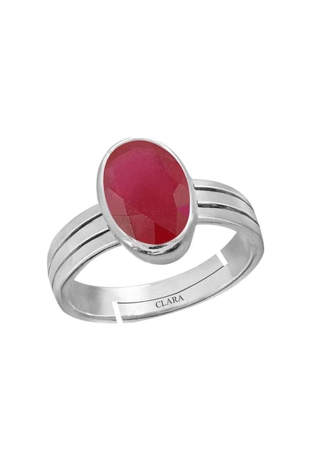 Certified Ruby Premium Manik Stunning Silver Ring Or | atelier-yuwa.ciao.jp