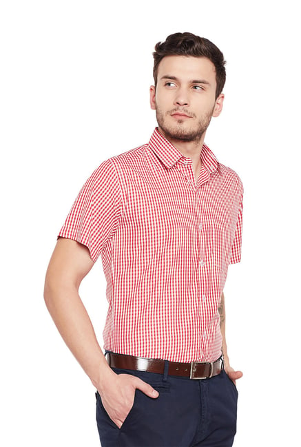 Hancock Shirts for Men in Red