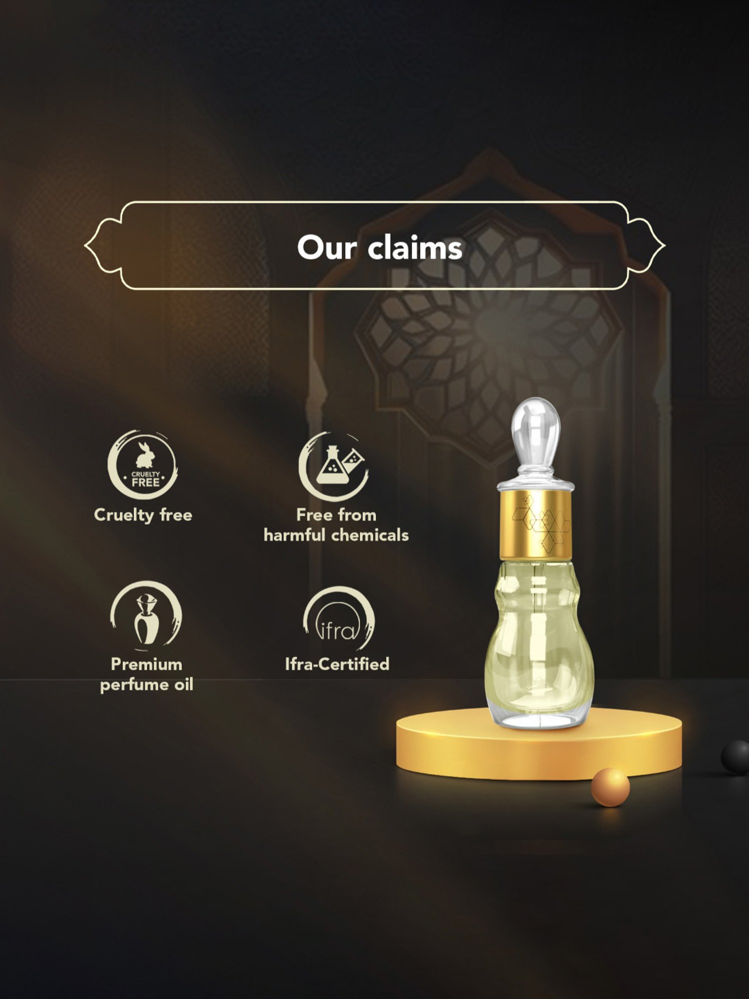 Ajmal Royal Misk Rijali Attar Concentrated Perfume - 10 ml