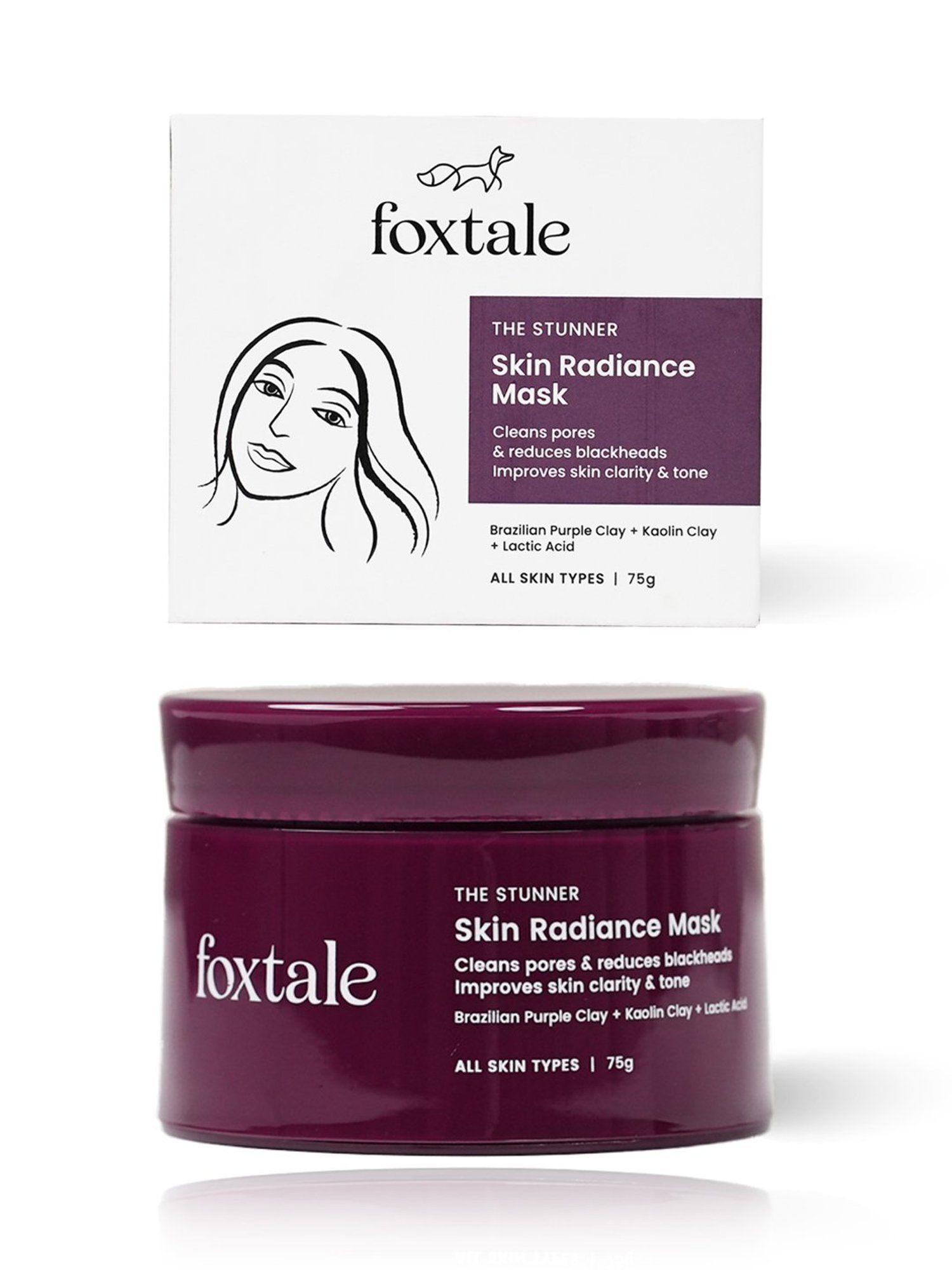 Foxtale The Stunner Skin Radiance Mask - 75 gm