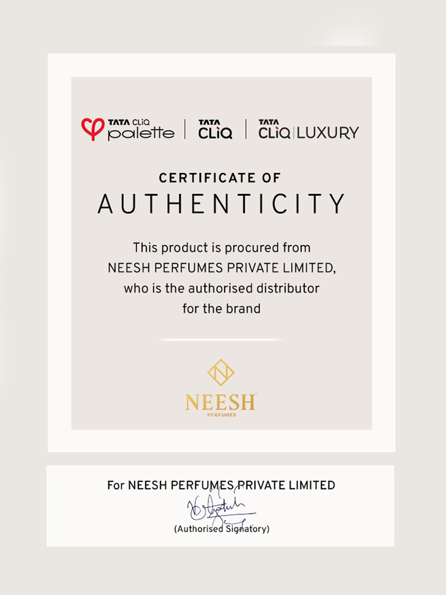 NEESH Tobacco Vanilla Limited Edition Extrait de Parfum for Men - 100 ml