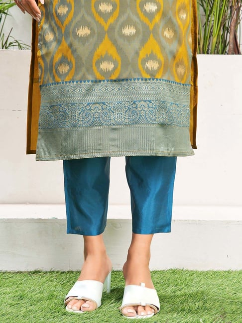 Women's Clothing Ethnic Wear Suits from Skylee in Yellow