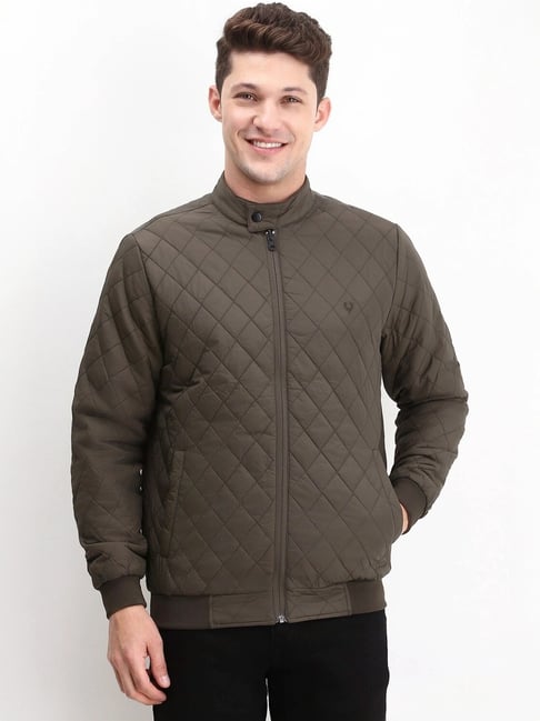 Jackets by Allen Solly in Brown for Men