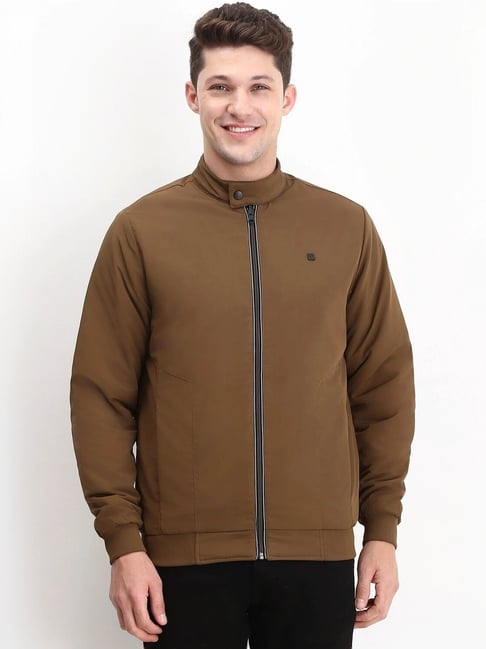 Allen Solly Men Jackets in Brown