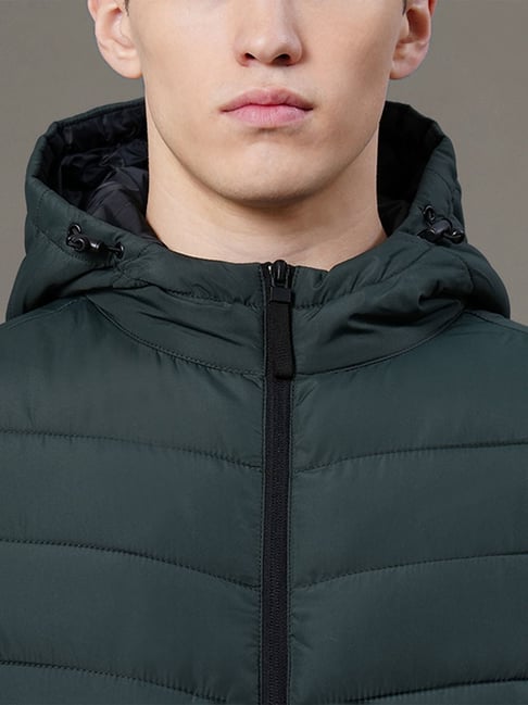 Forest Green Jackets by Red Tape for Men