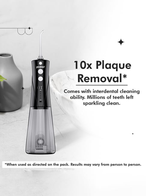 Perfora Power Dental Water Flosser Black