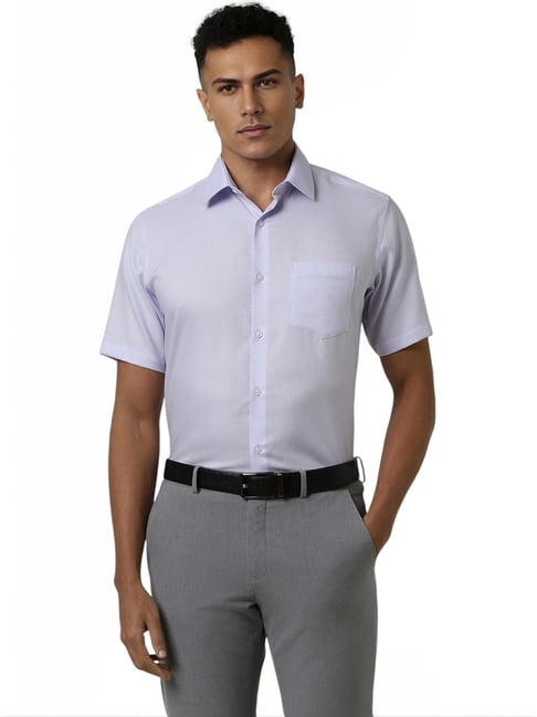 Van Heusen Men Shirts in Purple