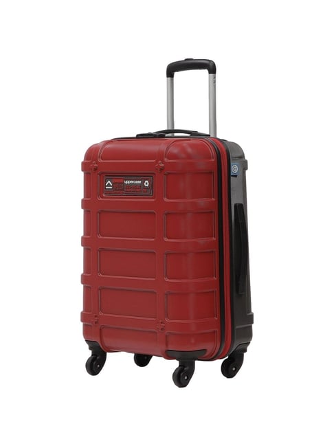 Uppercase Cargo Red 4 Wheels Medium Hard Cabin Trolley Bag - Price History
