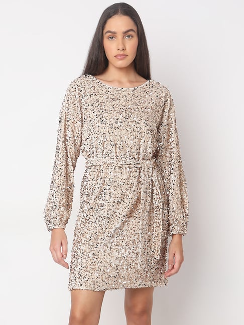 Women's Clothing Vero Moda Beige Dresses