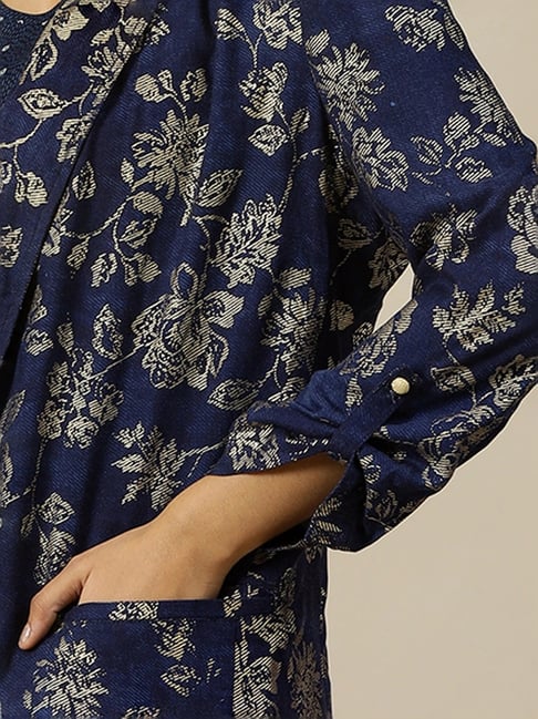 Women's Clothing Ethnic Wear Suits from Aurelia in Blue