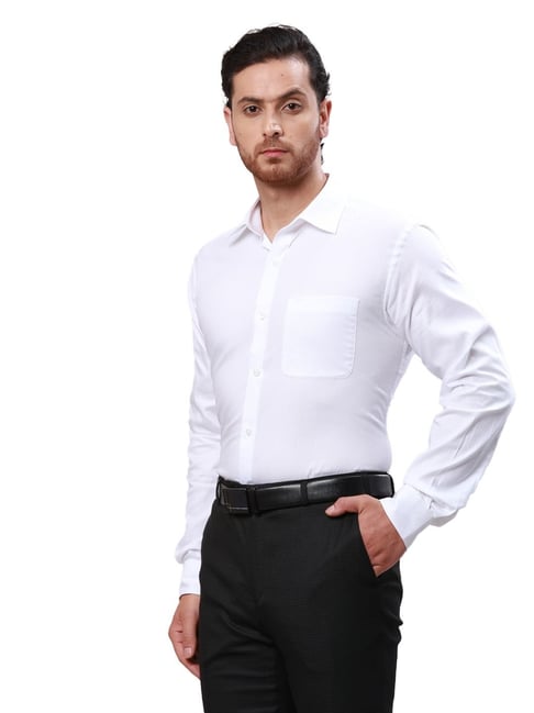 Shirts by Raymond in White for Men