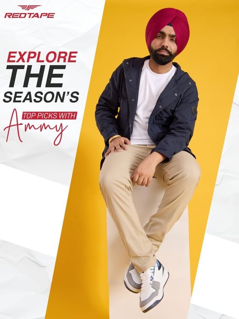 Red Tape Green Jackets for Men