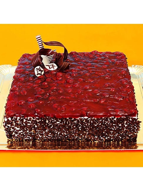 Buy FNP Exquisite Square Blueberry Cake 1 Kg Eggless at Best Price ...