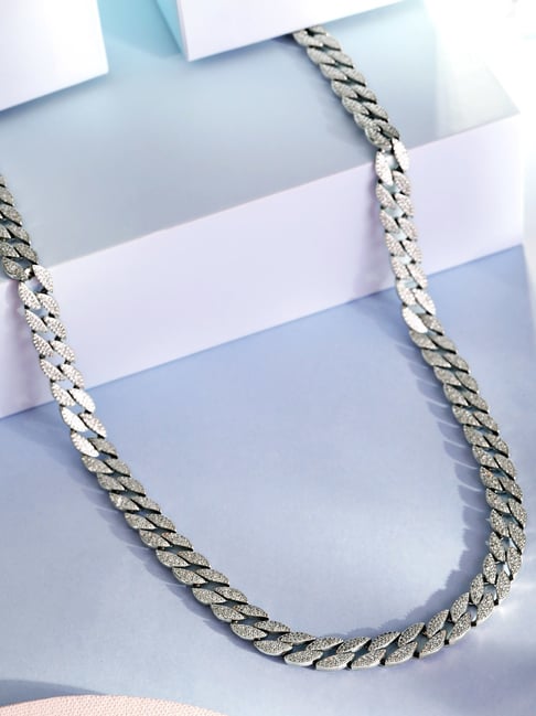 Silver Chain Buy Sturdy Sleek Men's Silver Chain Online | GRT Jewels