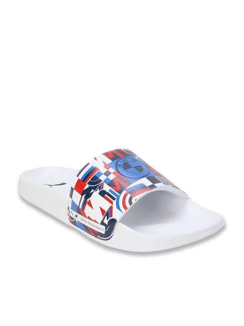 Buy Puma Men's BMW Motorsport Leadcat 2.0 Strong Blue Slides for Men at ...