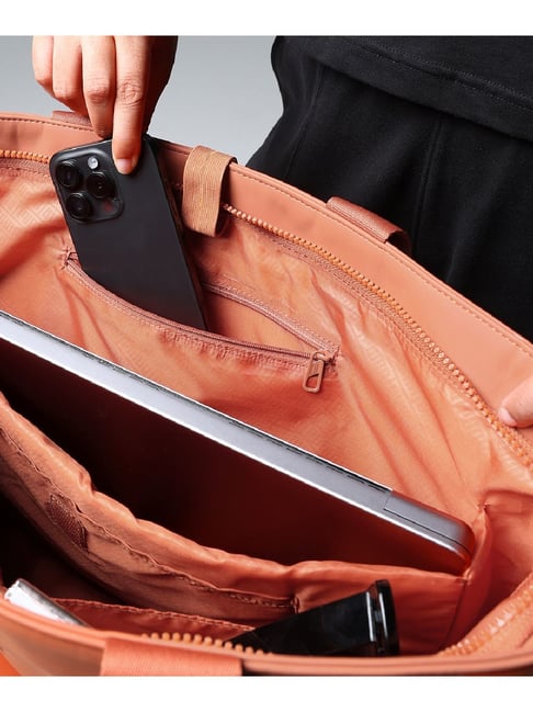 Puma Rust Solid Tote Handbag