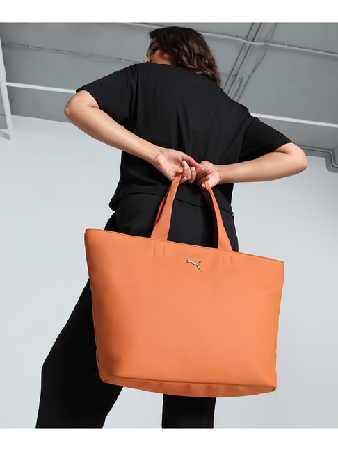 Puma Rust Solid Tote Handbag