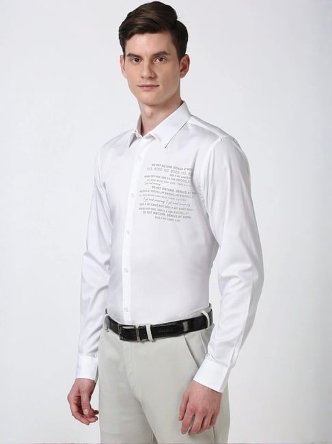 Shirts by Peter England in White for Men