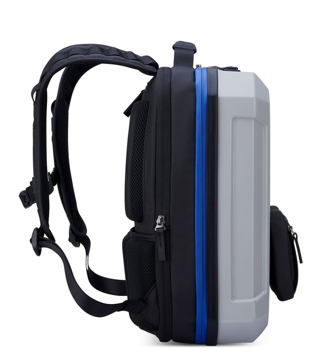 Delsey Paris Storm Grey REMPART Medium Hybrid Backpack