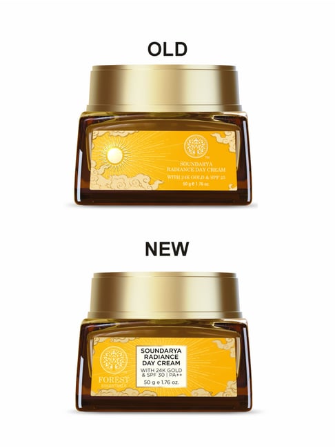 Forest Essentials Soundarya Radiance Day Cream with 24K Gold & SPF30 ...