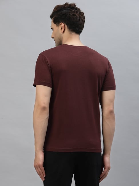 Red Tape Maroon T-shirts & Polos for Men