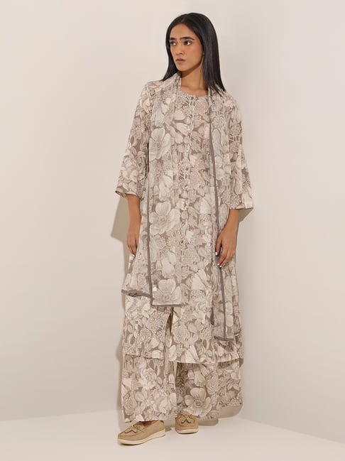 Women's Clothing Zuba Brown Dupatta