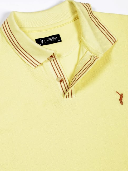 Light Yellow T-shirts & Polos by Thomas Scott for Men