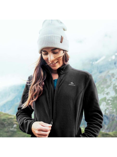 Women's Clothing Sports Wear Jackets from QUECHUA By Decathlon in Black