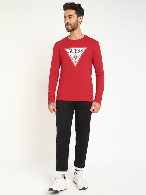 Samba Red Vibes T-shirts & Polos by Guess for Men